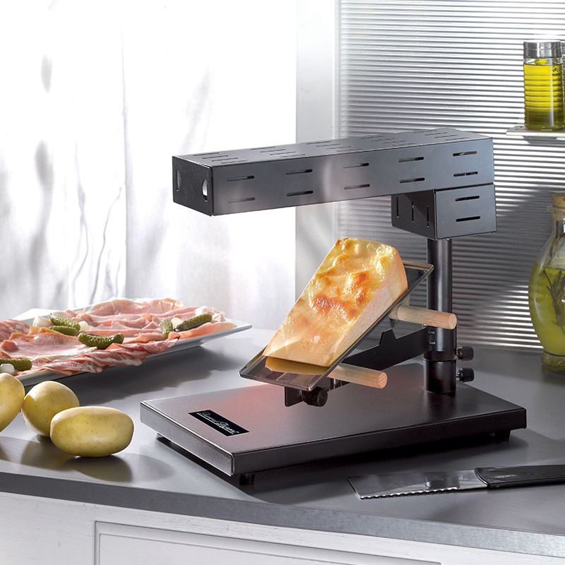 APPAREIL A RACLETTE TRADITIONNELLE HRT601V NOIR 600 WATTS